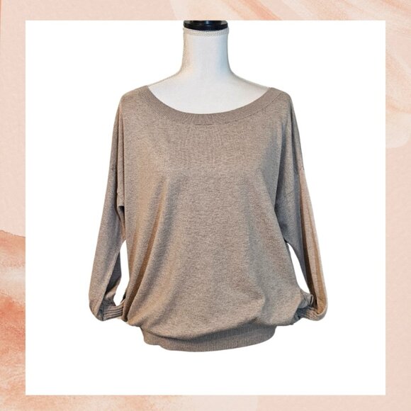 Victoria's Secret | Sweaters | Victorias Secret Light Taupe Relaxed Fit ...